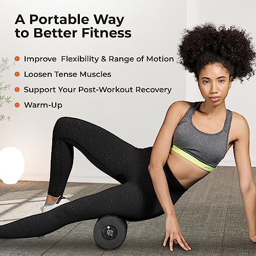 LifePro 4 Speed Vibrating Foam Roller for Physical Therapy & Exercise - High-Intensity Vibrating Roller for Muscle Recovery & Pliability Training - Back Roller for Deep & Gentle Trigger Point Therapy