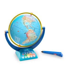 educational insights geosafari jr. talking interactive globe with talking pen for kids, featuring bindi irwin, gift for boys & girls, ages 4+