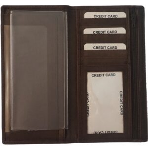 Set of 2 Heavy Duty Vinyl Checkbook Protector/Divider wallet inserts Made in USA