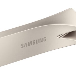 SAMSUNG BAR Plus 256GB - 400MB/s USB 3.1 Flash Drive Champagne Silver (MUF-256BE3/AM)