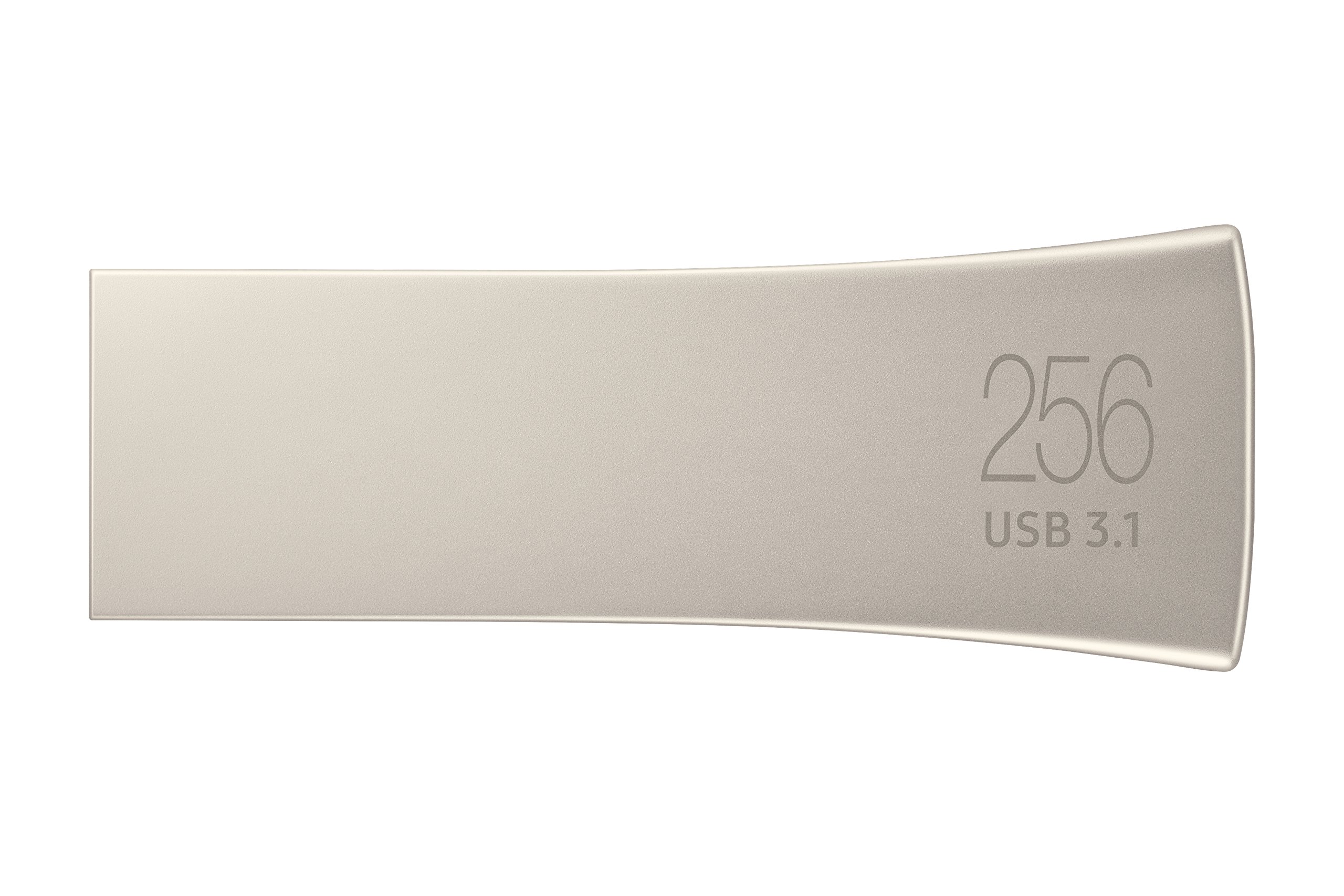 SAMSUNG BAR Plus 256GB - 400MB/s USB 3.1 Flash Drive Champagne Silver (MUF-256BE3/AM)