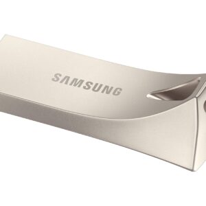 SAMSUNG BAR Plus 256GB - 400MB/s USB 3.1 Flash Drive Champagne Silver (MUF-256BE3/AM)