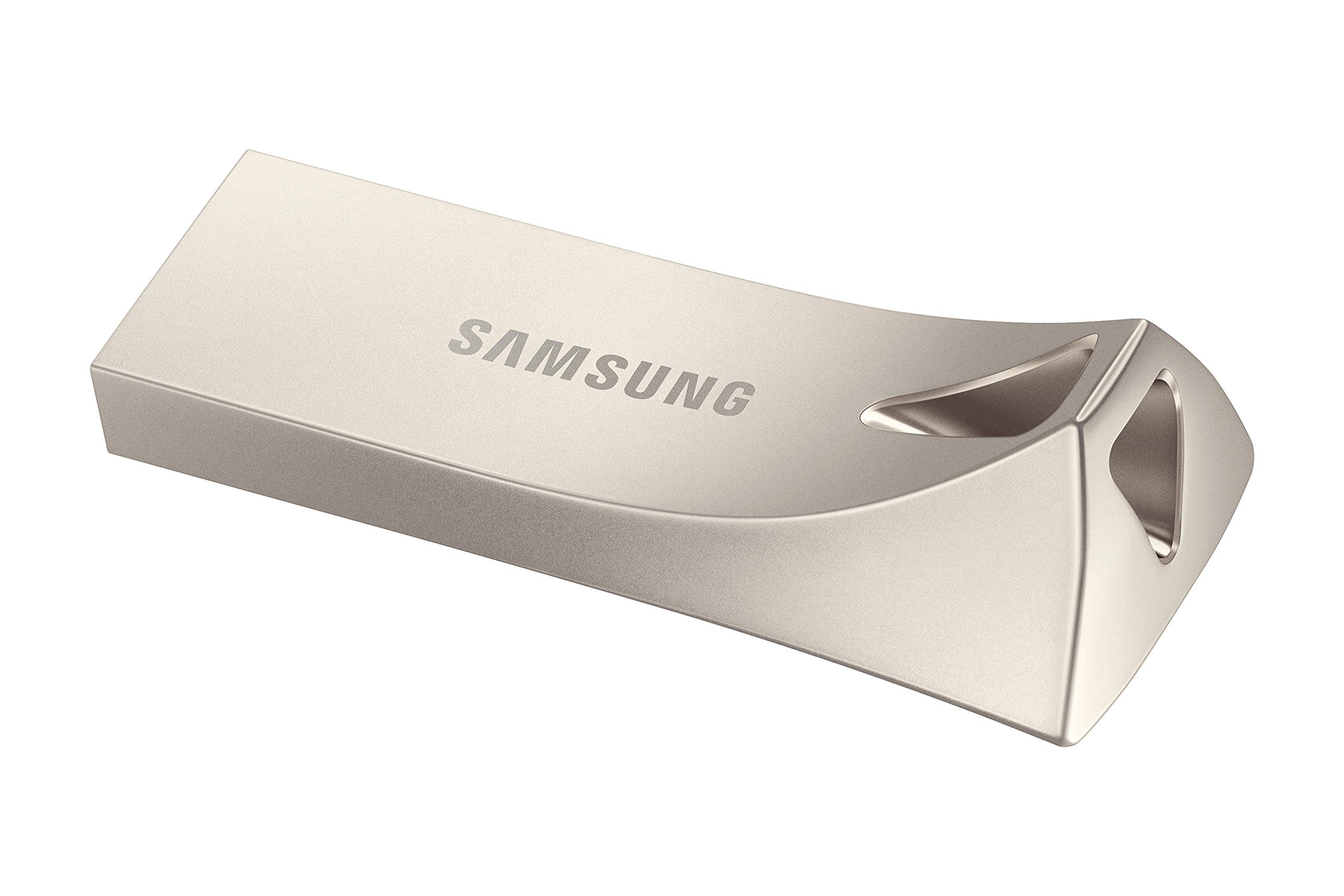 SAMSUNG BAR Plus 256GB - 400MB/s USB 3.1 Flash Drive Champagne Silver (MUF-256BE3/AM)