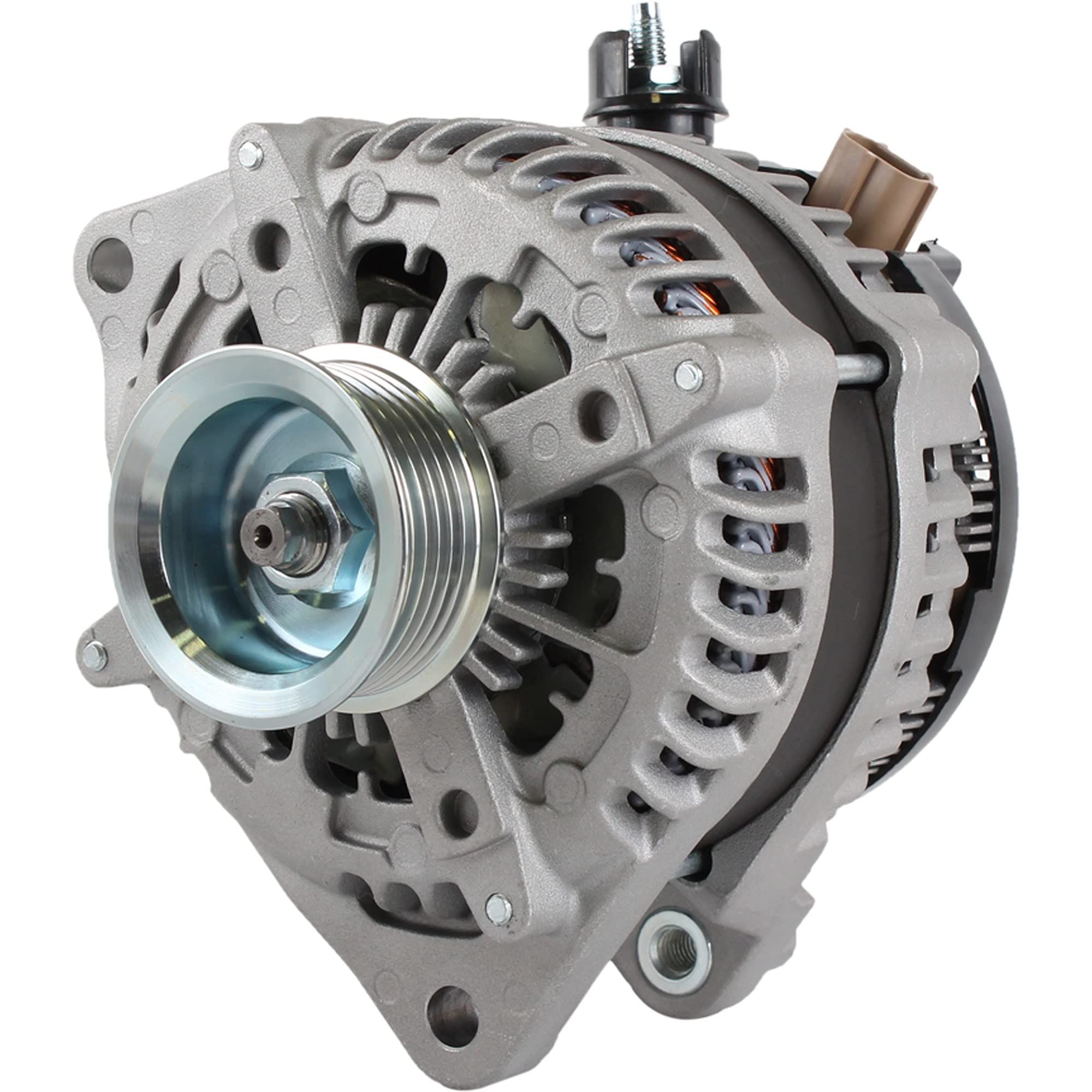 DB Electrical AND0591 Remanufactured Alternator for 3.5L(213) V6 Ford F-150 11 12 13 14 2011 2012 2013 2014 104210-6670, 210-0826, CL3T-10300-BA, 11624, GL-8674 CW Rotation 12V 200Amp (Renewed)