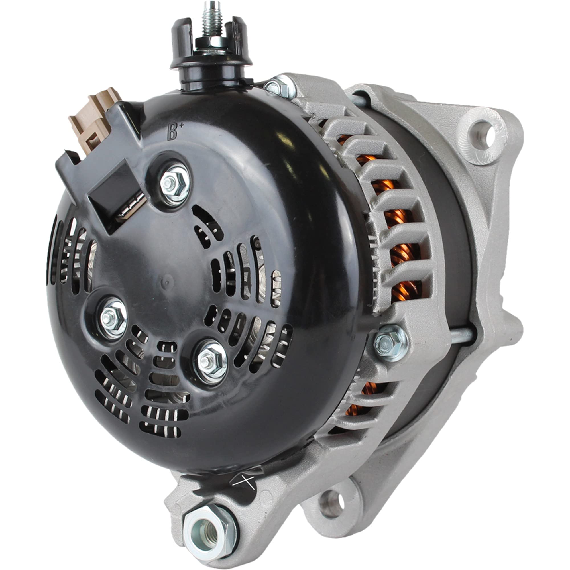 DB Electrical AND0591 Remanufactured Alternator for 3.5L(213) V6 Ford F-150 11 12 13 14 2011 2012 2013 2014 104210-6670, 210-0826, CL3T-10300-BA, 11624, GL-8674 CW Rotation 12V 200Amp (Renewed)