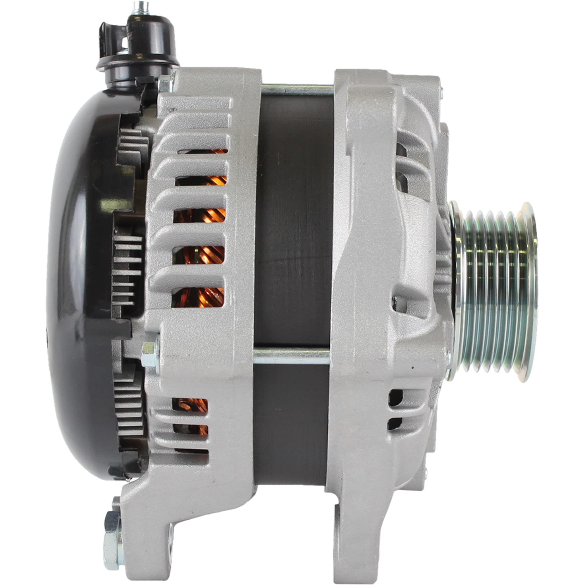 DB Electrical AND0591 Remanufactured Alternator for 3.5L(213) V6 Ford F-150 11 12 13 14 2011 2012 2013 2014 104210-6670, 210-0826, CL3T-10300-BA, 11624, GL-8674 CW Rotation 12V 200Amp (Renewed)