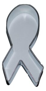 celebrate it - awareness ribbon - 3.75" x 1.75" - tin - cookie cutter