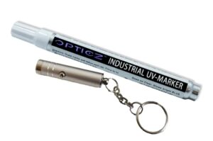 opticz blacklight reactive invisible blue ink industrial uv marker with uv light