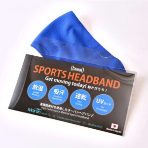 Sports Headbands for Men Moisture Wicking Sweatbands for Women, Lightweight Yoga Hair Bands, Crossfit Or Running Gear, Thin Elastic Workout Head Wraps Black