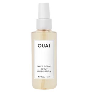 ouai wave spray - hair texture spray for perfect, effortless beachy waves - curl enhancing spray adds texture, body & shine - safe for color treated hair - free of parabens and sulfates - 4.9 fl oz