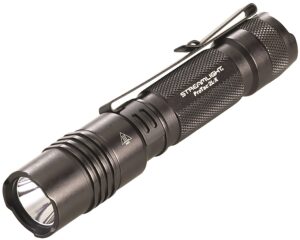 streamlight 88082 protac 2l-x usb 500-lumen multi-fuel edc high performance multi-fuel tactical flashlight, usb cable, holster, clip, retail clear packaging, black