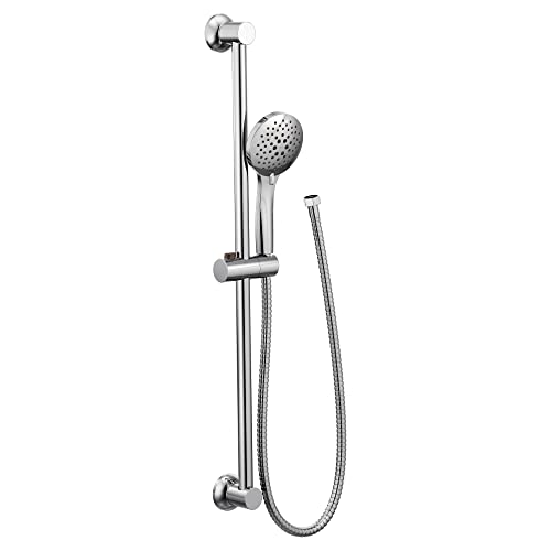 Moen Chrome Eco-Performance 5-Function Handheld Shower with 30-Inch Slide Bar and 69-Inch Hose, 3558EP