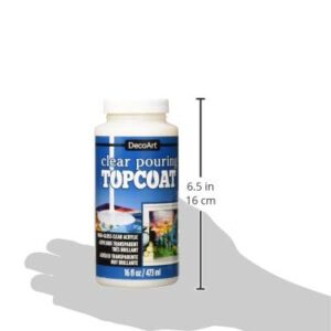 DecoArt Clear Pouring TopCoat DS134 16 fl oz/ 473 ml