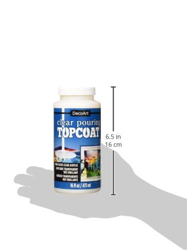 DecoArt Clear Pouring TopCoat DS134 16 fl oz/ 473 ml