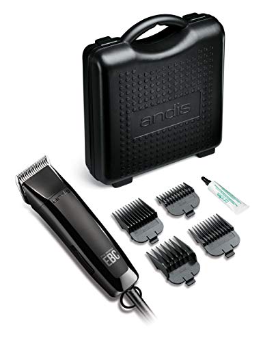 Andis Pro-Animal EBC Detachable Blade Clipper, Professional Animal/Dog Grooming, MBG-4, Black (53315)