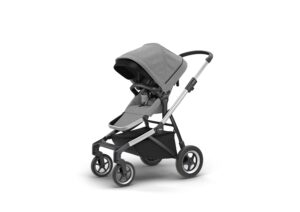 thule sleek city stroller, grey melange