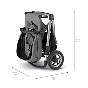 Thule Sleek City Stroller, Grey Melange