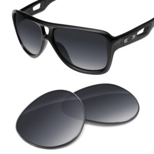 tintart performance replacement lenses compatible with oakley dispatch 2 oo9150 - grey gradient