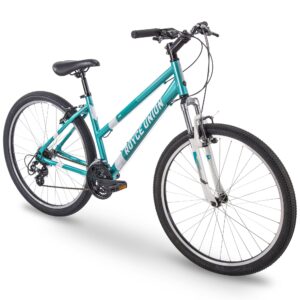 royce union rma 27.5" womens 21-speed all-terrain mountain bike, 17" aluminum frame, trigger shift, metallic teal