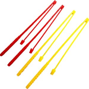 Haktoys Replacement Fishing Poles Kit Rods Set (Pack of 4) Non-Magnetic Poles Works Fishing Games and Other Compatible Fishing Board Games