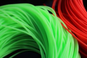 tigofly 6m red luminous green silicone tube 1mmx2mm soft flexible hollow tube fly tubing fly tying tubes materials fly fishing (assorted each 3m)