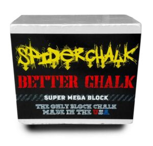 8oz gym chalk mega block - lasts 2x longer made in the usa - for powerlifting, weightlifting, cross fit