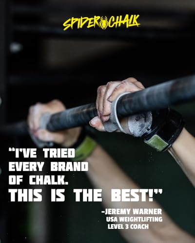 SPIDER CHALK Extreme Grip No Mess Weightlifting Liquid Chalk Made in The USA - Lab-Grade for Powerlifting and Gym