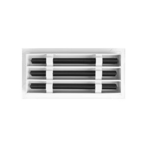 BUILDMART - 14x6 Modern AC Vent Cover - Decorative White Air Vent - Standard Linear Slot Diffuser - Register Grille for Ceiling, Walls & Floors - Texas Buildmart