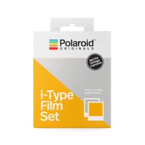 polaroid originals i-type two-pack film set (1 color + 1 b&w)