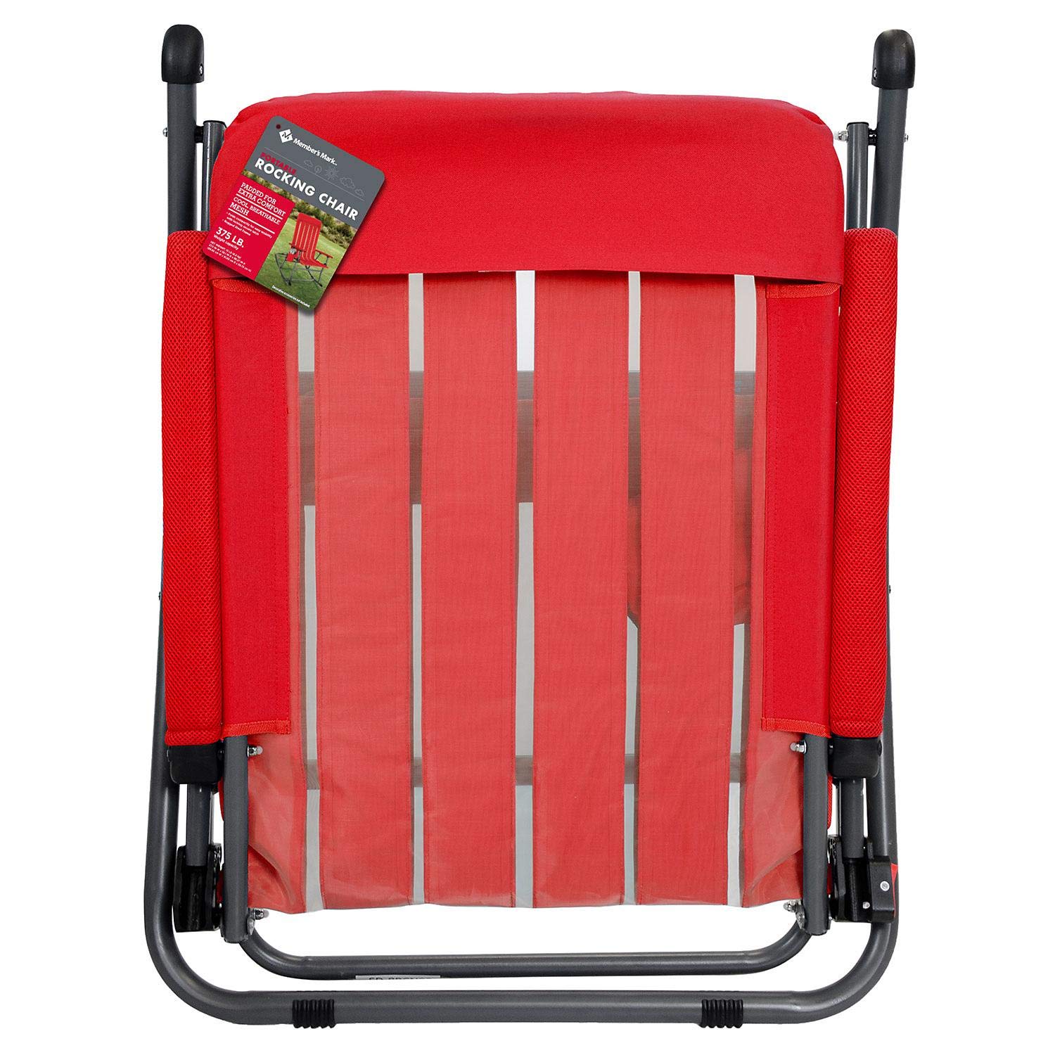 Member's Mark Portable Rocking Chair - Red