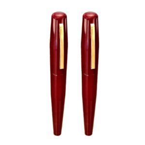 police magnum small pepper spray pen self defense kit- discreet pocket size security- made in the usa- 2 pack burgundy tactical pens