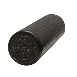 cando 67569 black foam roll, round, 6" diameter, 12" length