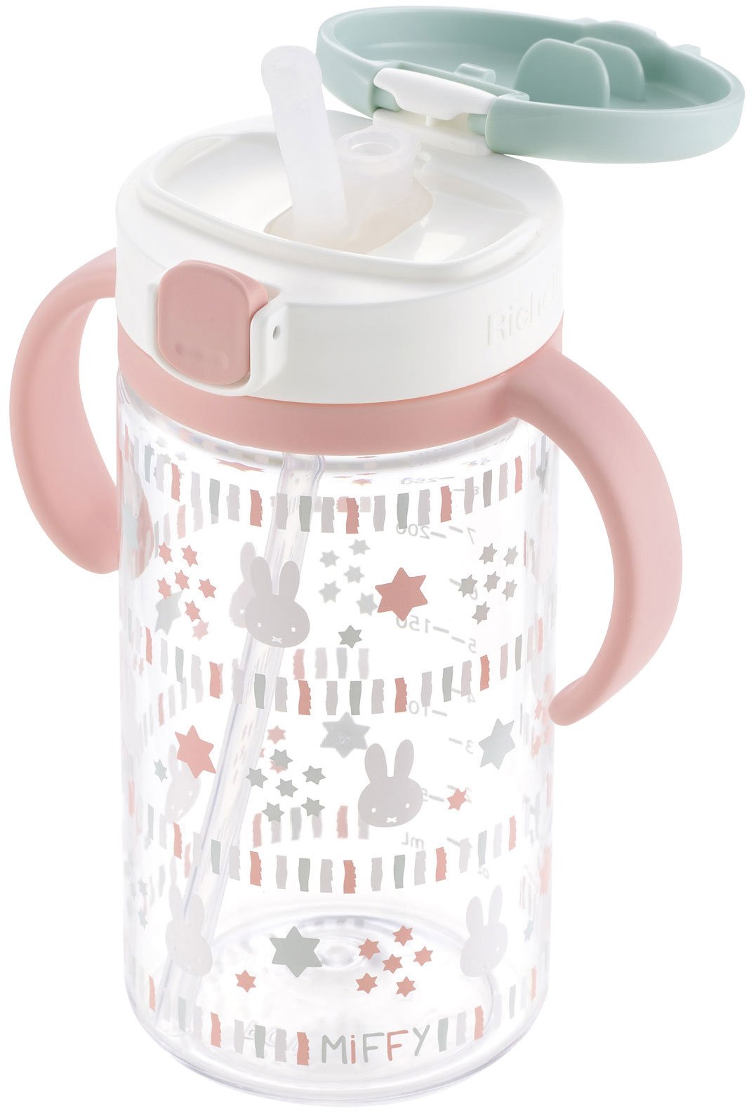 Richell Outing Straw Mug Miffy 320ml