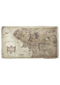 elope lord of the rings middle earth map lightweight scarf standard