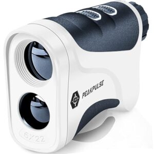 peakpulse golf laser rangefinder for golf range finder distance finder with slope mode, flag pole locking vibration︱fast focus system