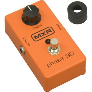 MXR M101 Phase 90 Effects Pedal BUNDLE with AC/DC Adapter Power Supply for 9 Volt DC 1000mA and 6 Assorted Dunlop Guitar Picks