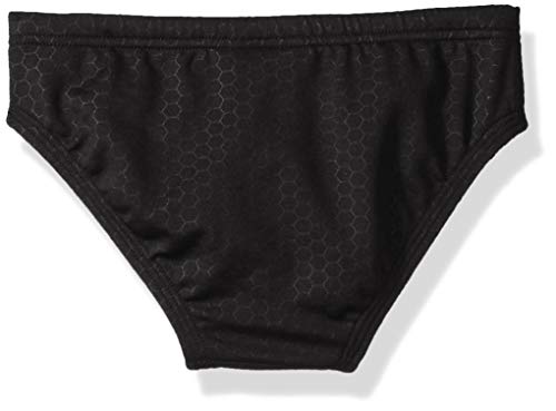 TYR Boys’ Hexa Racer Swimsuit, Black, 24