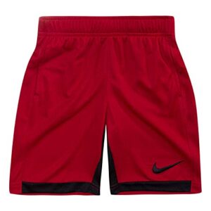 nike children's apparel boys' toddler dri-fit trophy shorts, gym red, 4t