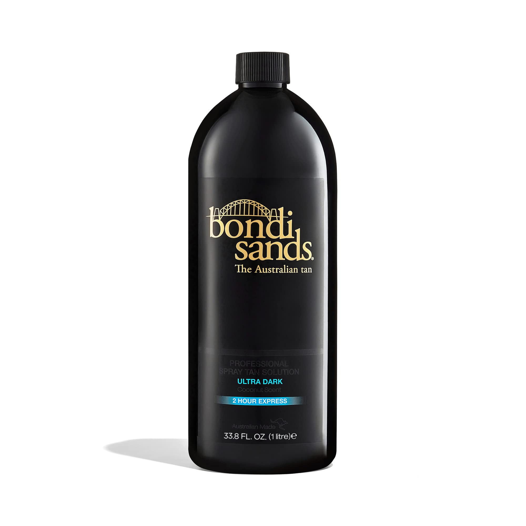 Bondi Sands Professional Self Tan Solution | Fast-Drying Salon Quality Formula with Aloe Vera, Vegan + Cruelty Free, Coconut Scent | 35.2 Oz/1 Liter