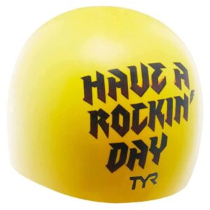 TYR Rocker Cap Swimming Equipment, Yellow, ALL