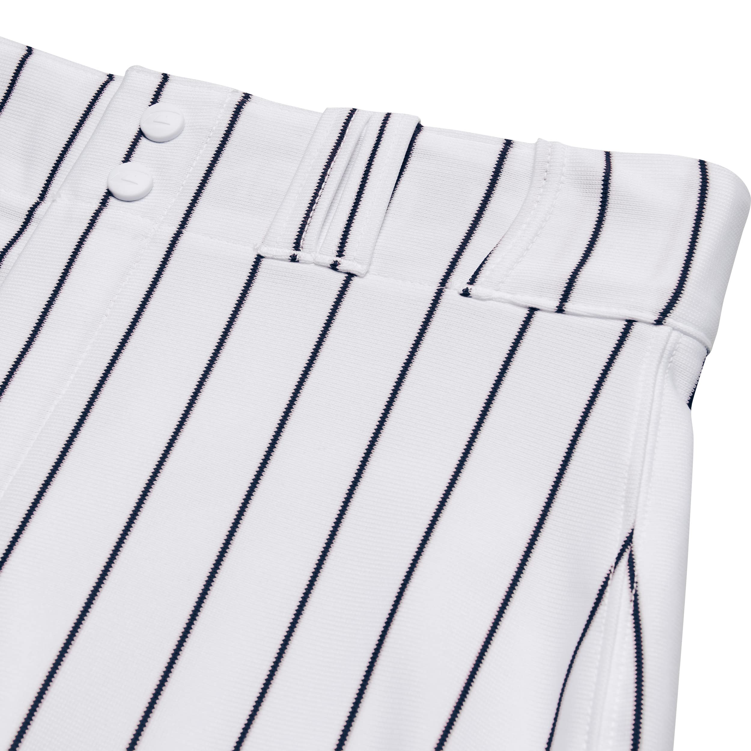 CHAMPRO Men' Champro Adult Pinstripe Ob Triple Crown Open Bottom Baseball Pant, White, Navy, XX-Large US