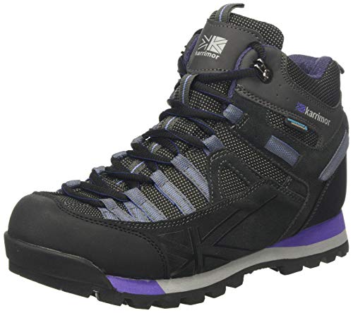 Karrimor Women's High Rise Hiking Boots, Black Black Purple Bkp, 7.5