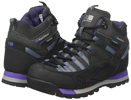 Karrimor Women's High Rise Hiking Boots, Black Black Purple Bkp, 7.5