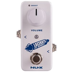 nux lacerate mini booster guitar boost pedal