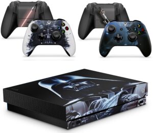 gng dv console skin decal sticker + 2 controller skins compatible with xbox one x