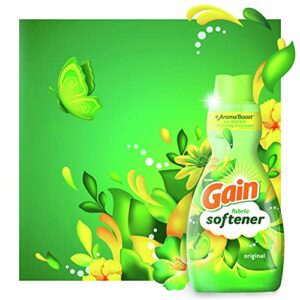 Gain Laundry Fabric Softener Liquid, Original Scent, 41 Fl Oz, 48 Loads, He Compatible, Pack Of 4, (Packaging May Vary)