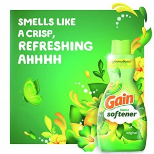 Gain Laundry Fabric Softener Liquid, Original Scent, 41 Fl Oz, 48 Loads, He Compatible, Pack Of 4, (Packaging May Vary)