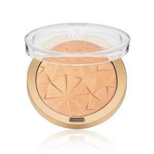 milani hypnotic lights powder highlighter - flashing light (0.3 ounce) vegan, cruelty-free face powder that contours & highlights for a glowing finish