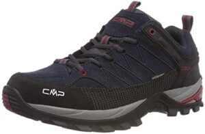 cmp men's low rise hiking boots, grey asphalt syrah 62bn, 6.5