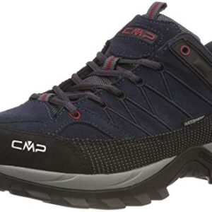 CMP Men's Low Rise Hiking Boots, Grey Asphalt Syrah 62bn, 6.5